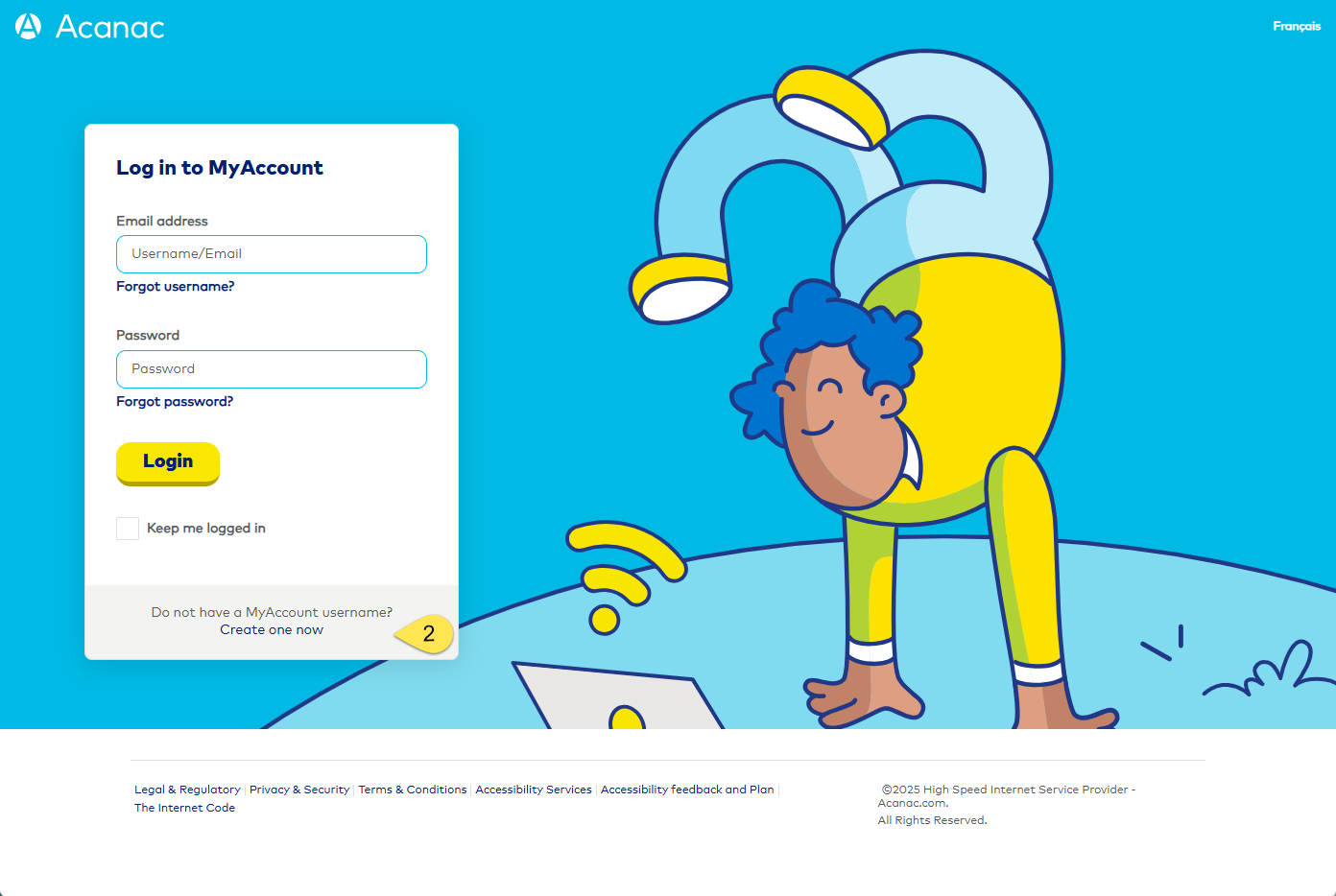 Registering for MyAccount