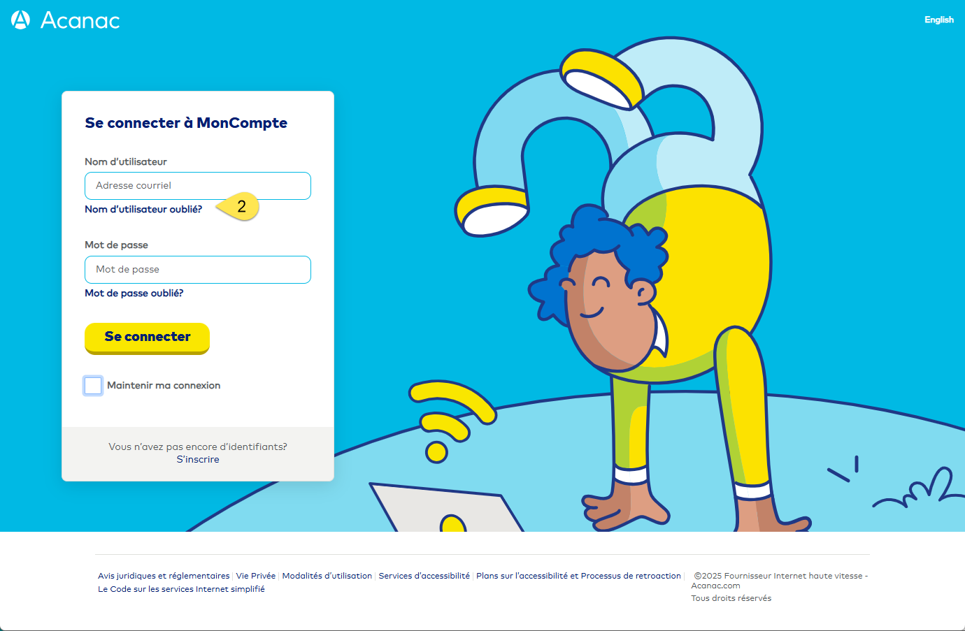 Accéder à MonCompte