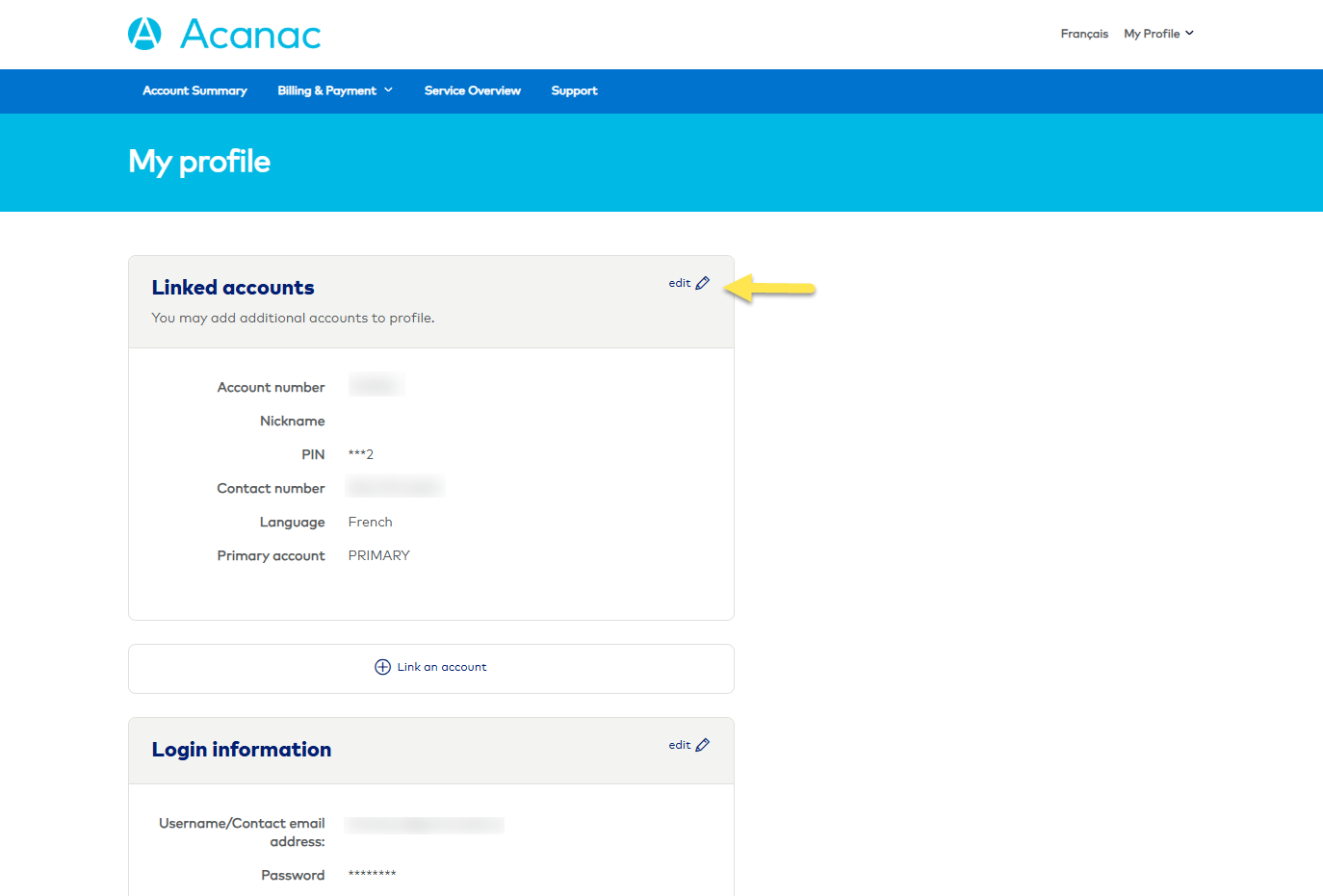 Managing your account profile and 911 address