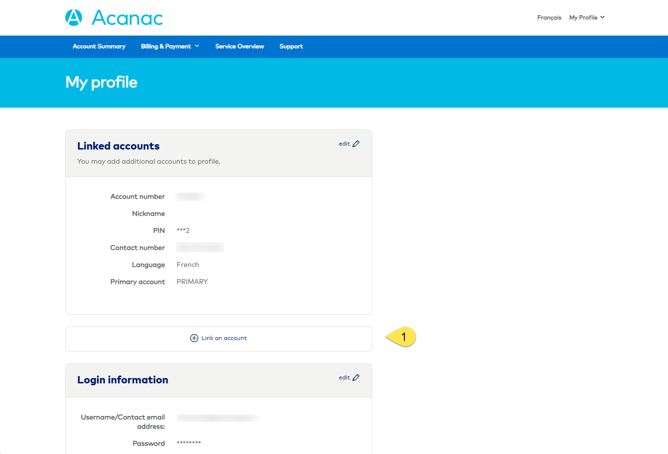 Managing your account profile and 911 address
